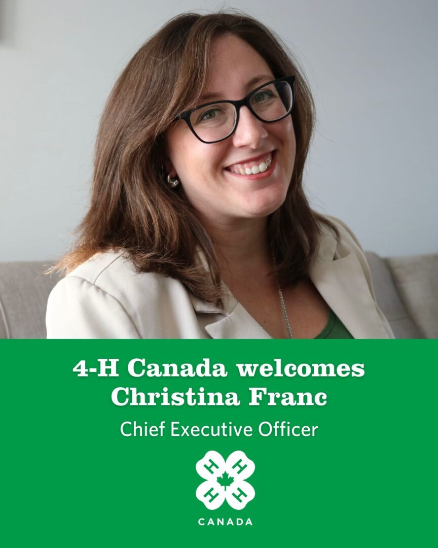 Christina Franc appointed CEO of 4-H Canada - Alberta Beef Producers